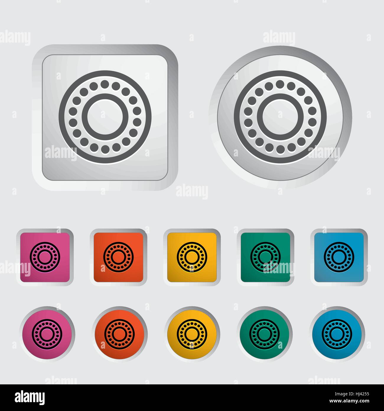 Icon bearing. Vector illustration EPS Stock Vector Image & Art - Alamy