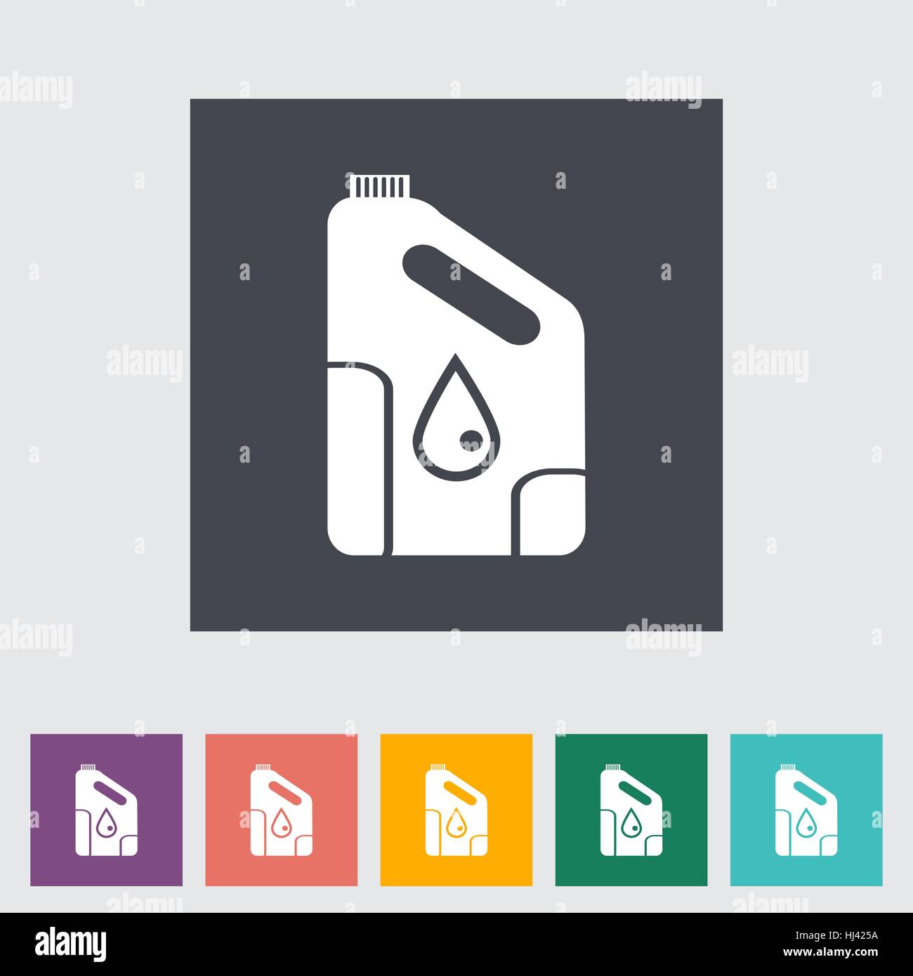 Icon cans of engine oil. Vector illustration Stock Vector Image & Art ...