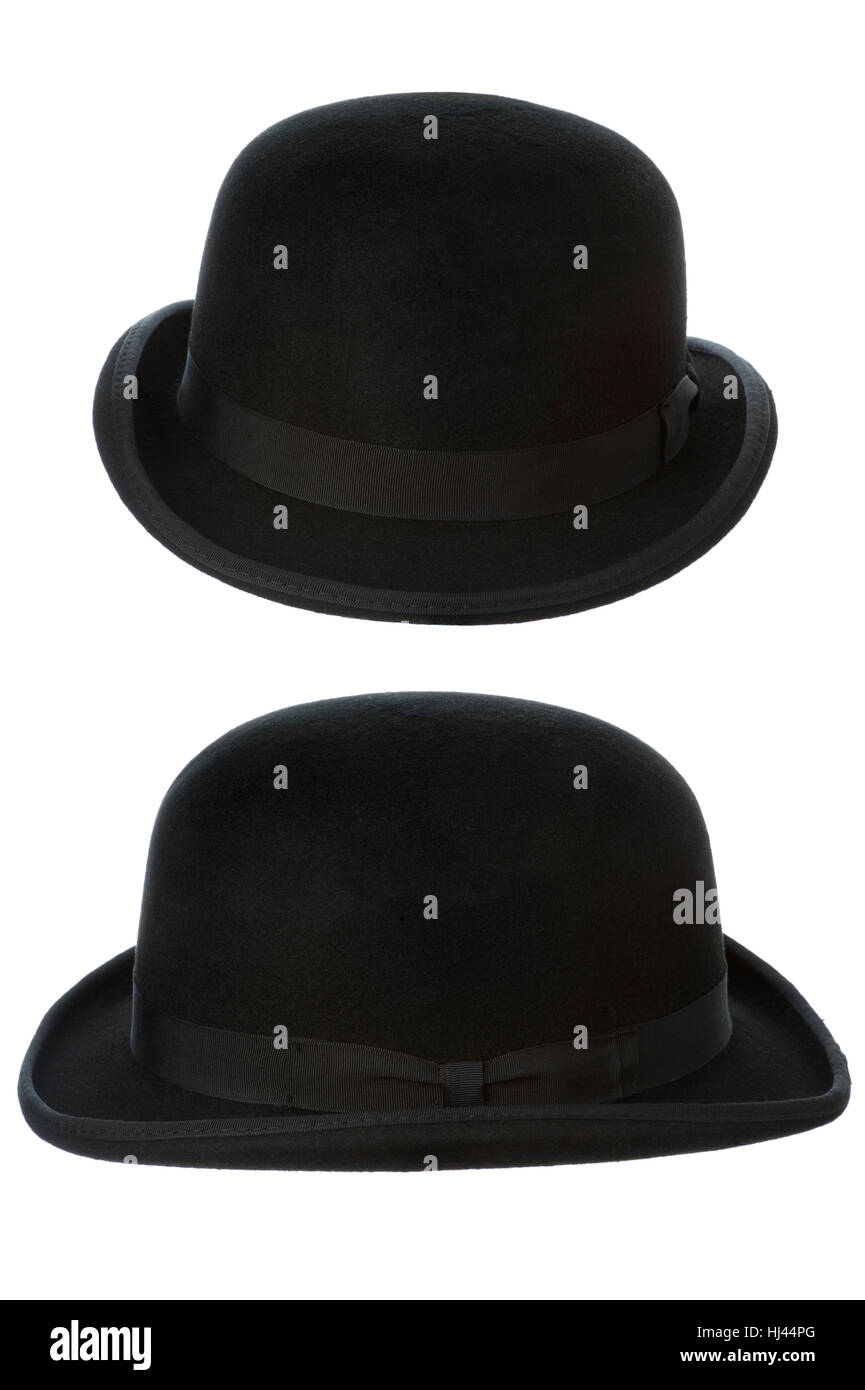 Black bowler hat hi-res stock photography and images - Alamy