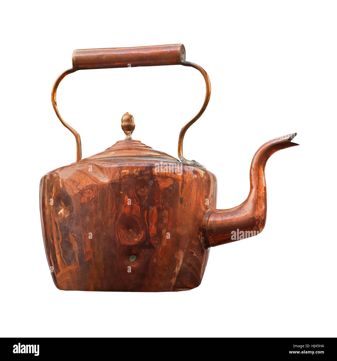 tea, isolated, traditional, teapot, retro, aged, old, bronze, tea ...