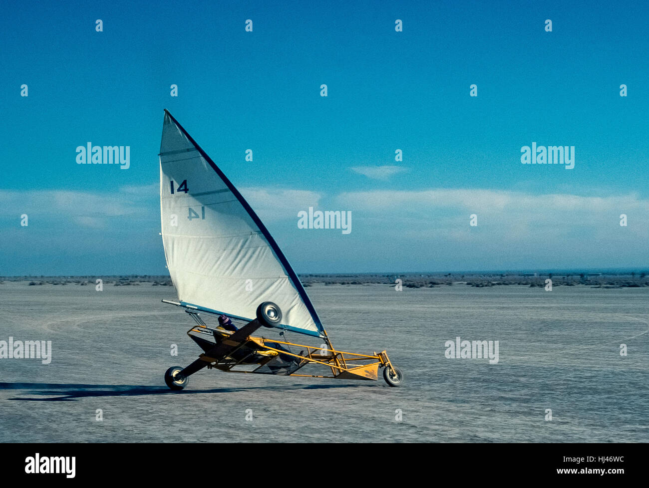 Land sailing in the United States became a popular recreational sport ...