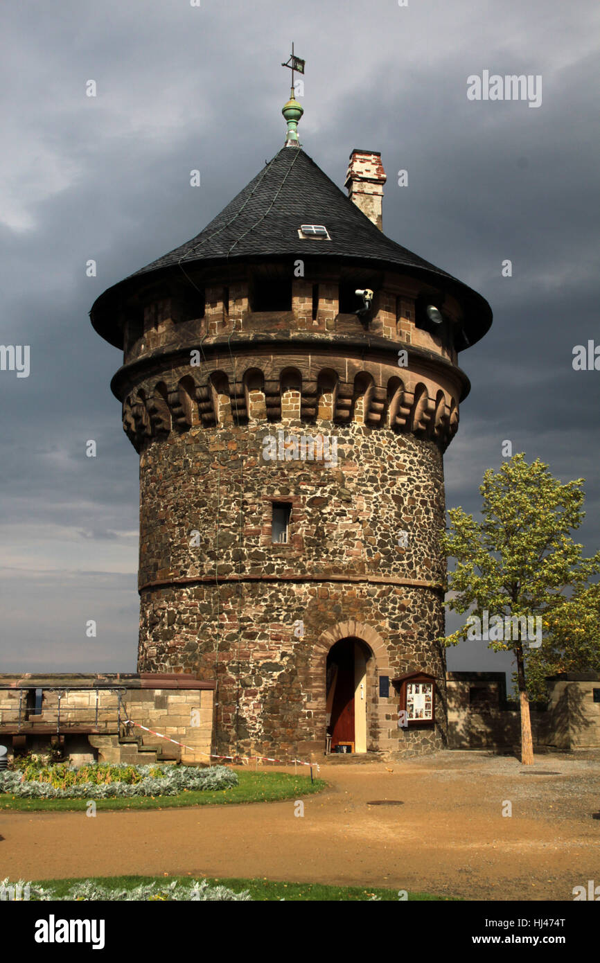 tower, resin, fortress, watchtower, saxony-anhalt, chateau, castle ...