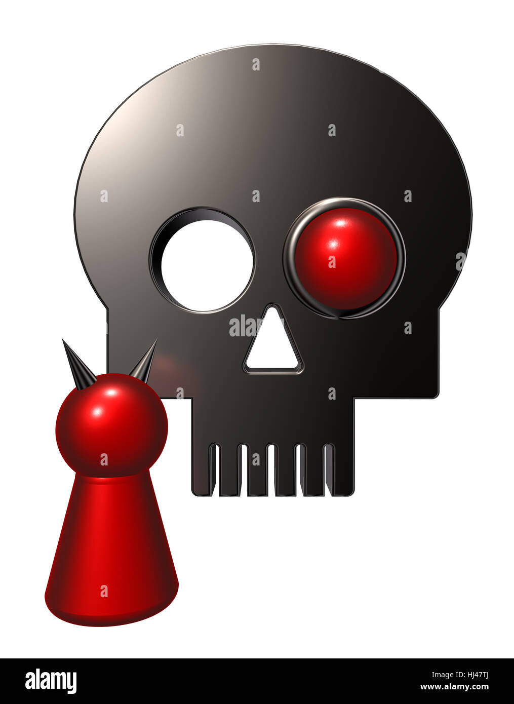 skull, satan, abstract, design, shaping, formation, shape, model ...