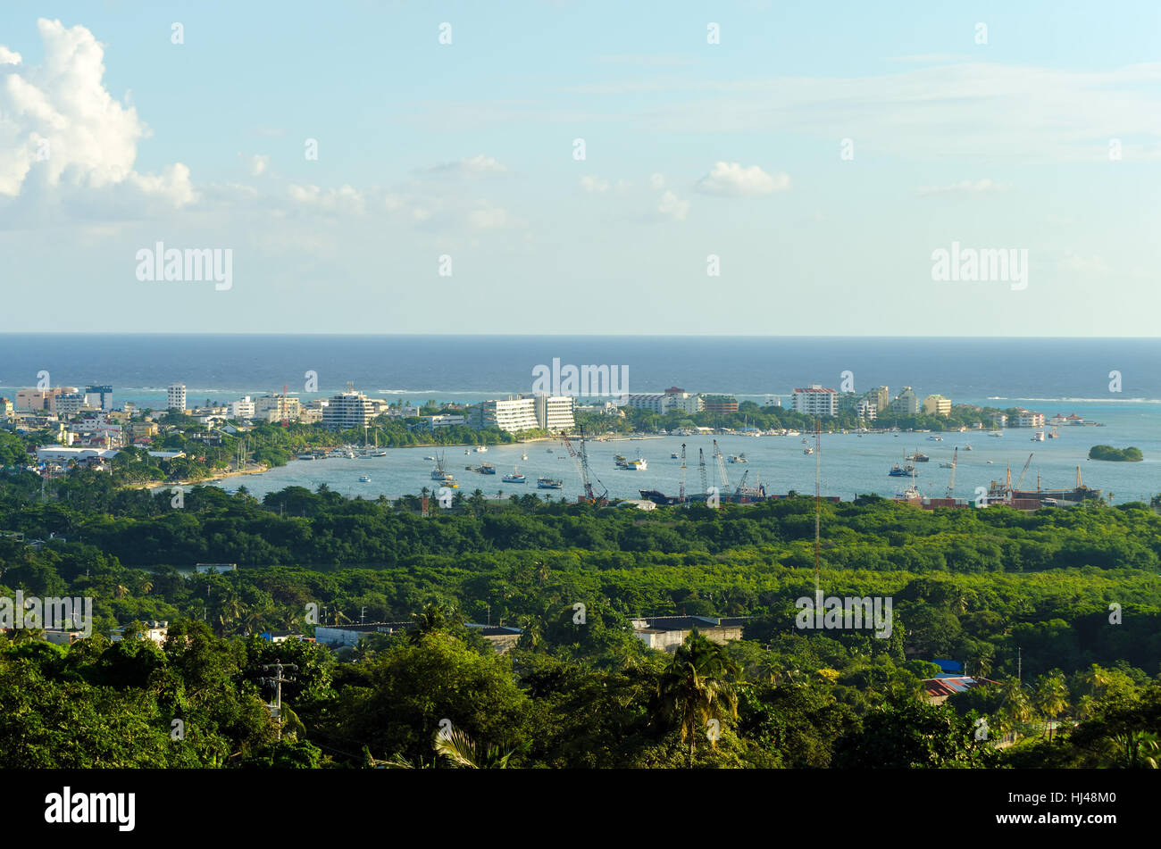 harbor, coast, bay, port, island, caribbean, isle, travel, goal ...