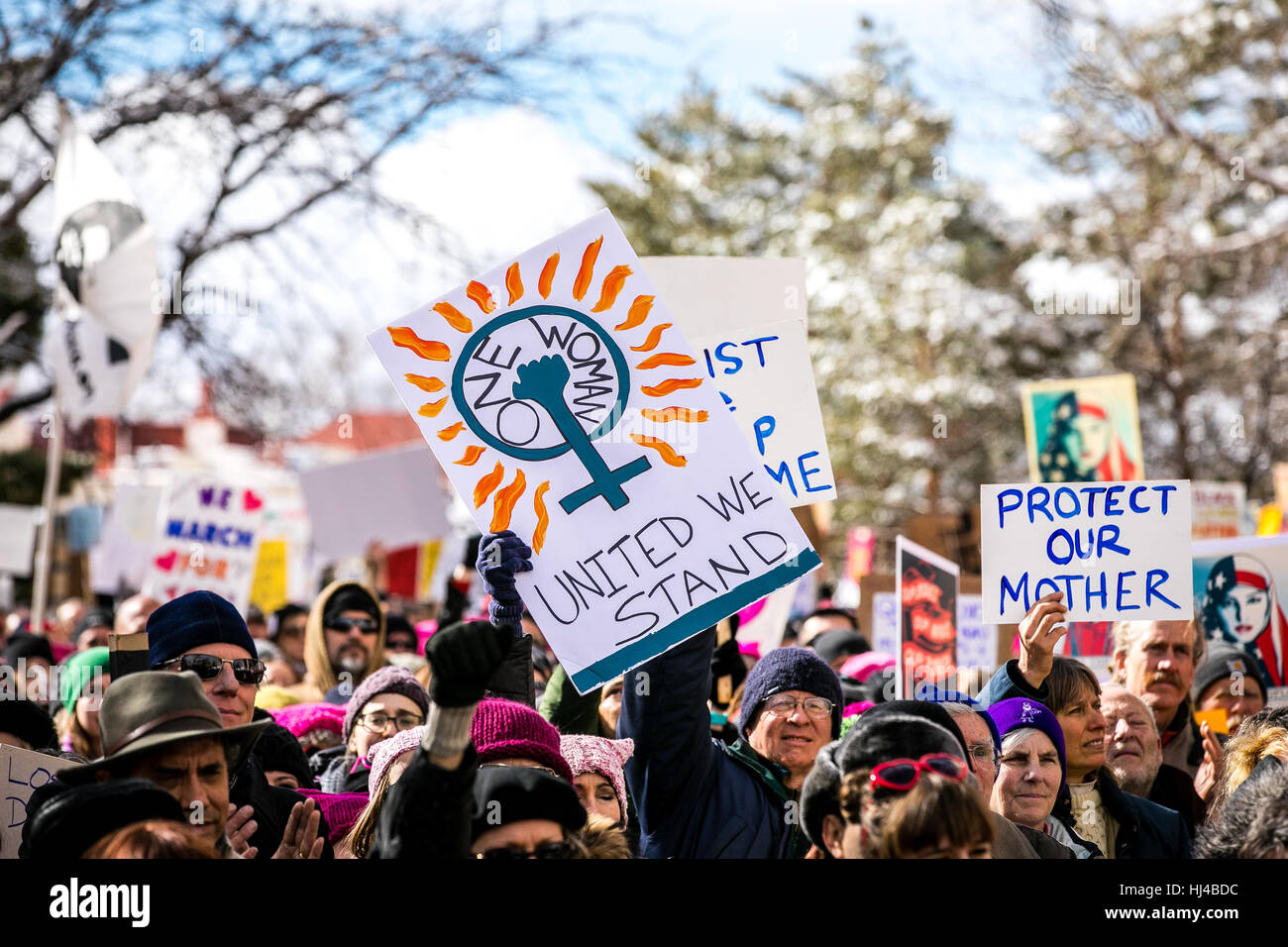 Women's March on Washington - Santa Fe, Women's rights, protest ...