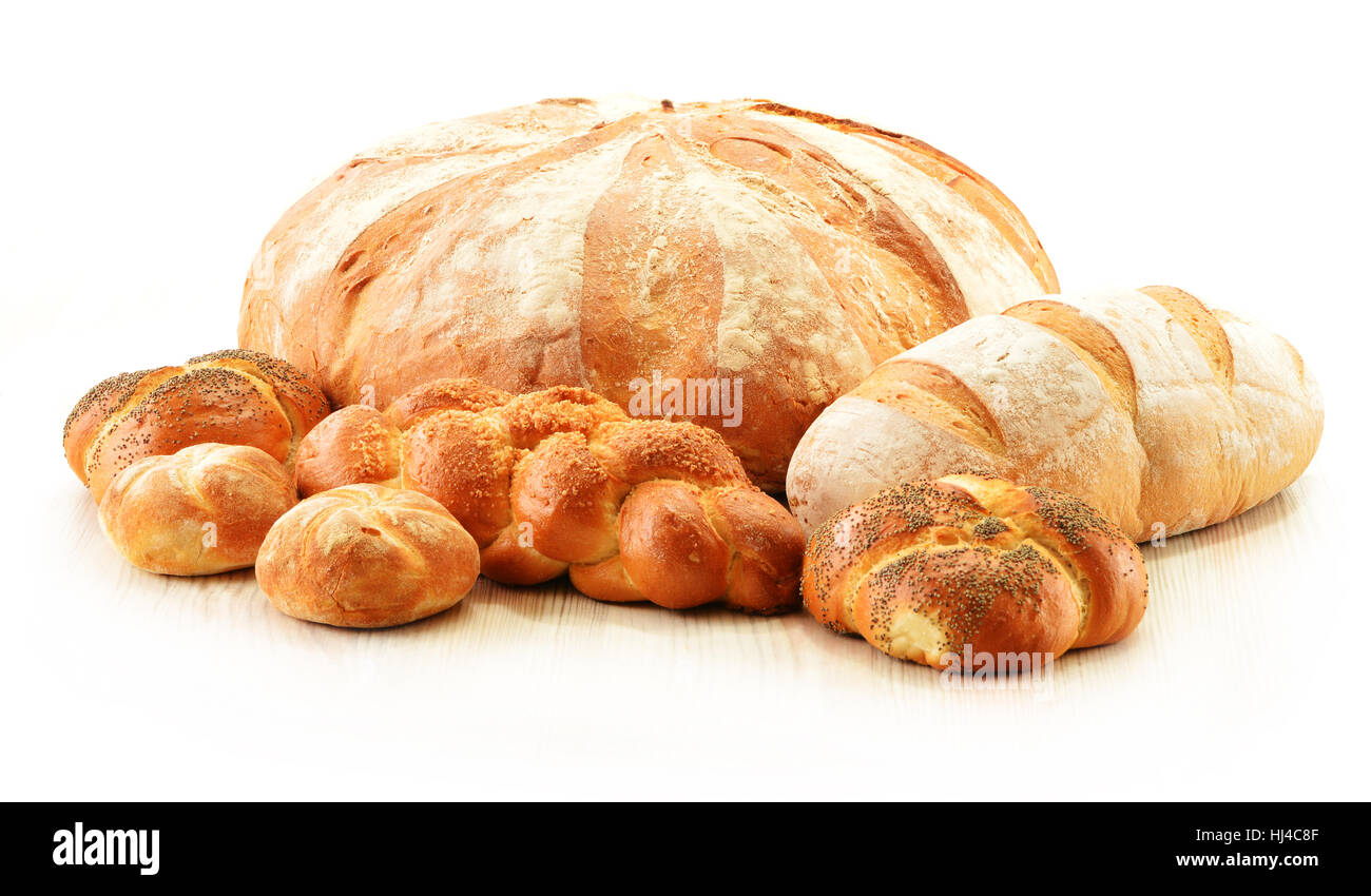 food, aliment, bread, roll, kaiser, assorted, variety, bun, cereal ...