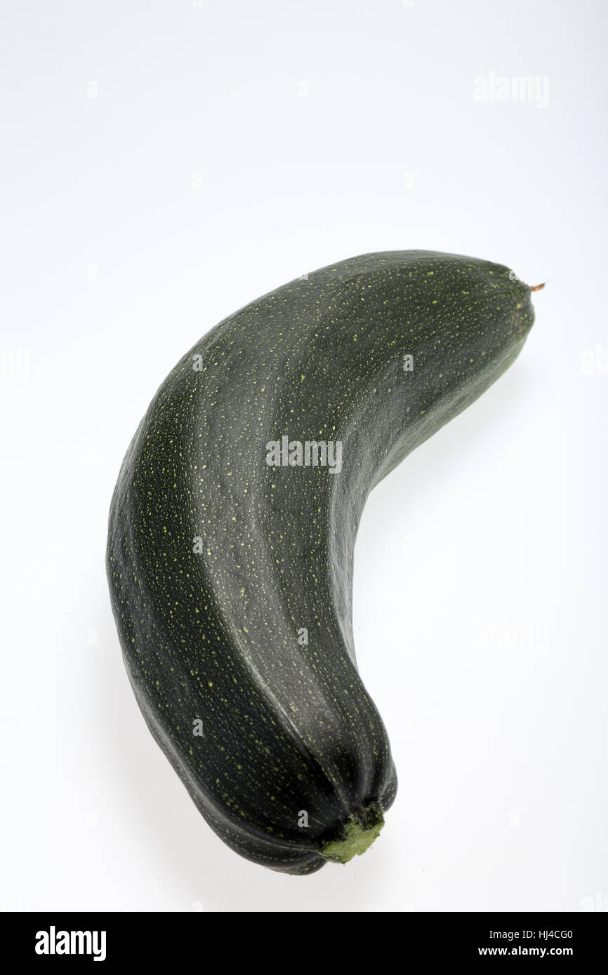 Fresh vegetable courgette. Isolated on white Stock Photo - Alamy