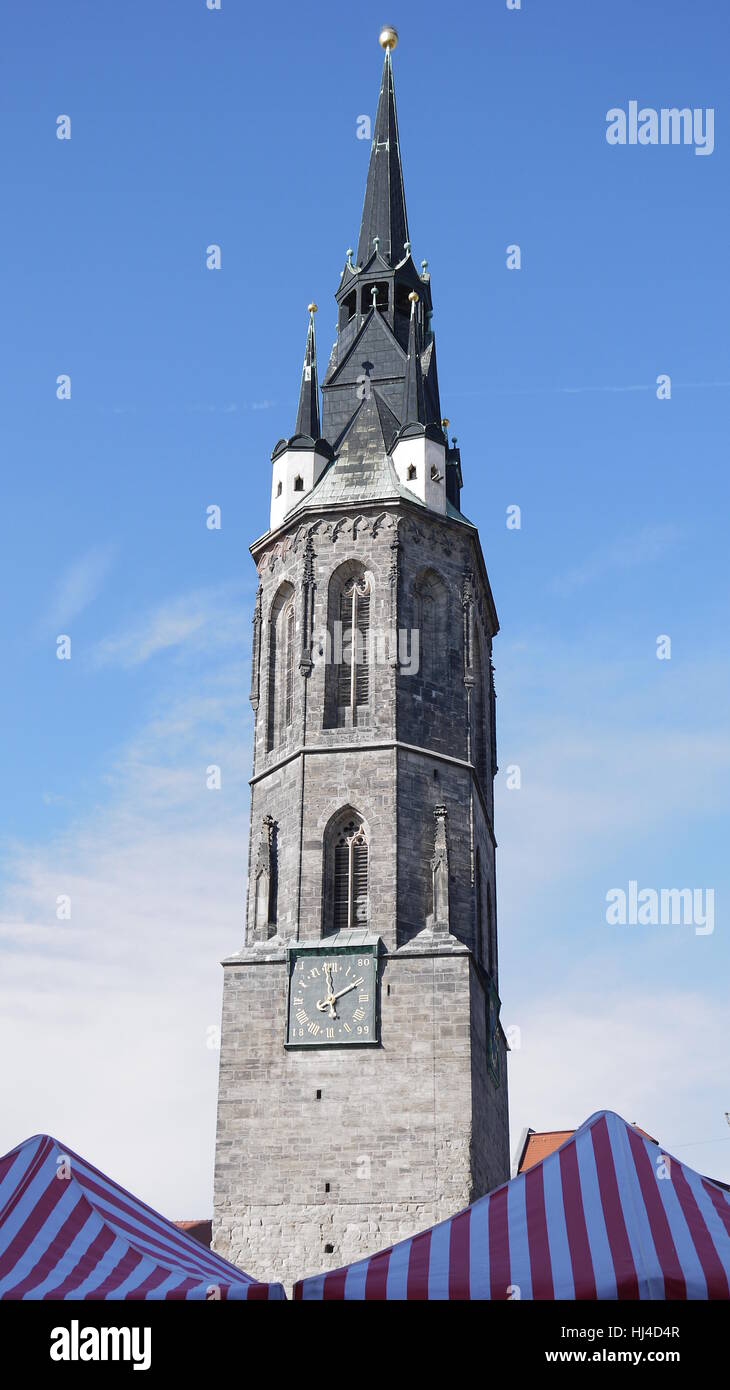 Roter turm of halle hi-res stock photography and images - Alamy