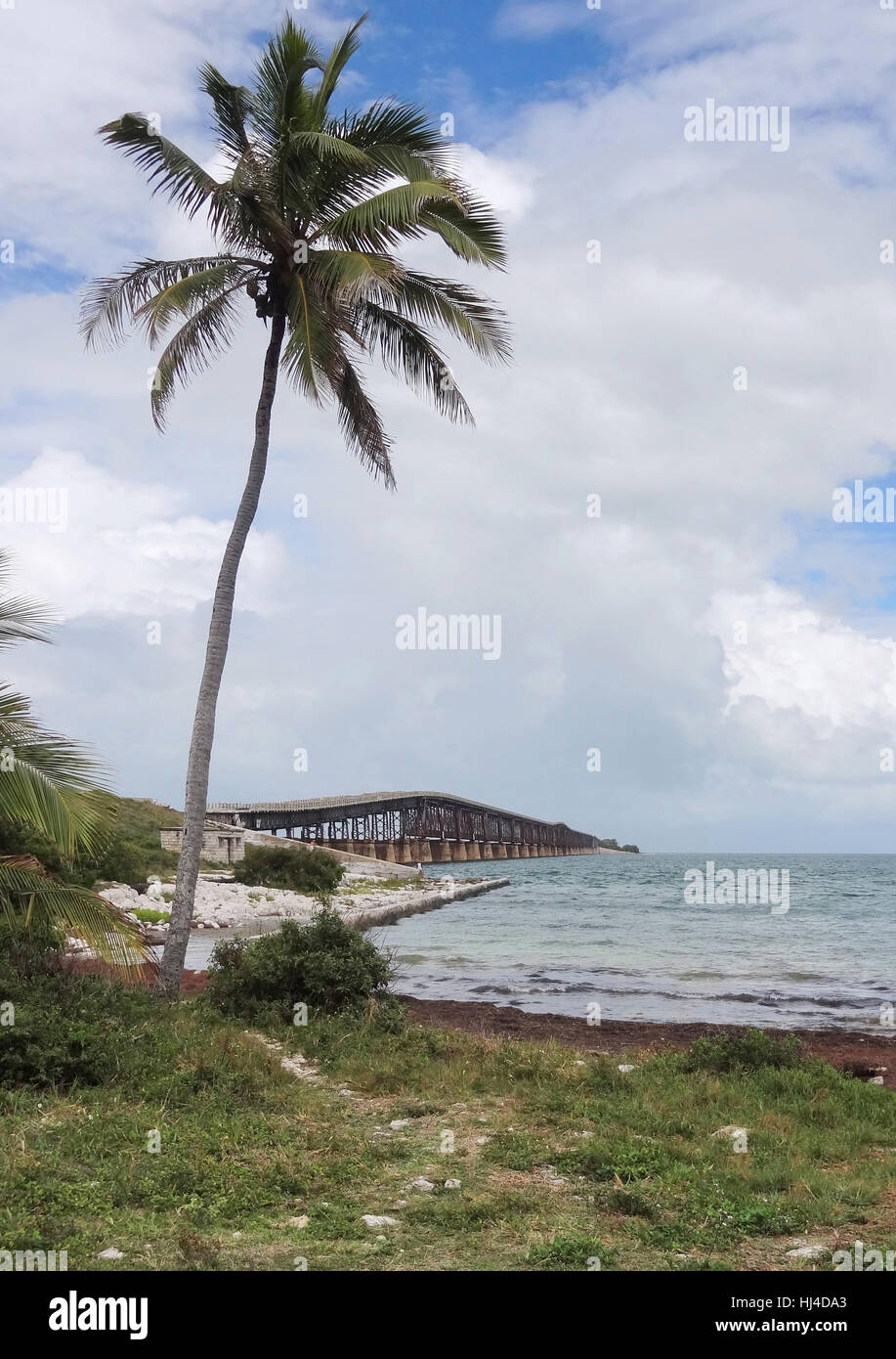 old bridge at Florida Keys in the United States Stock Photo - Alamy