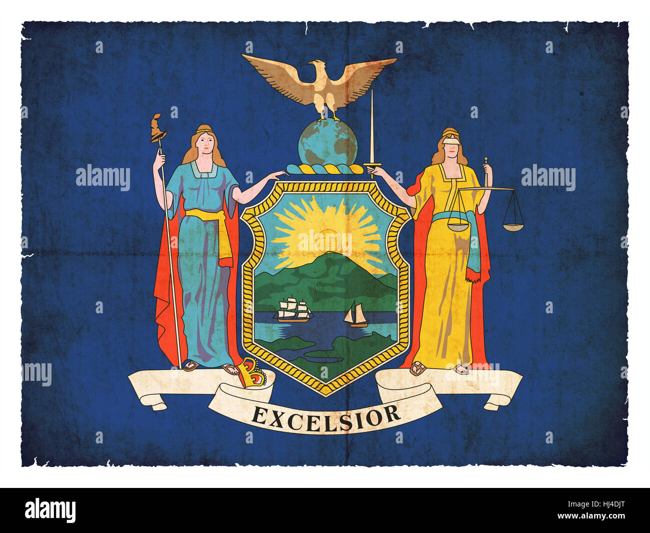 New york state flag Cut Out Stock Images & Pictures - Alamy