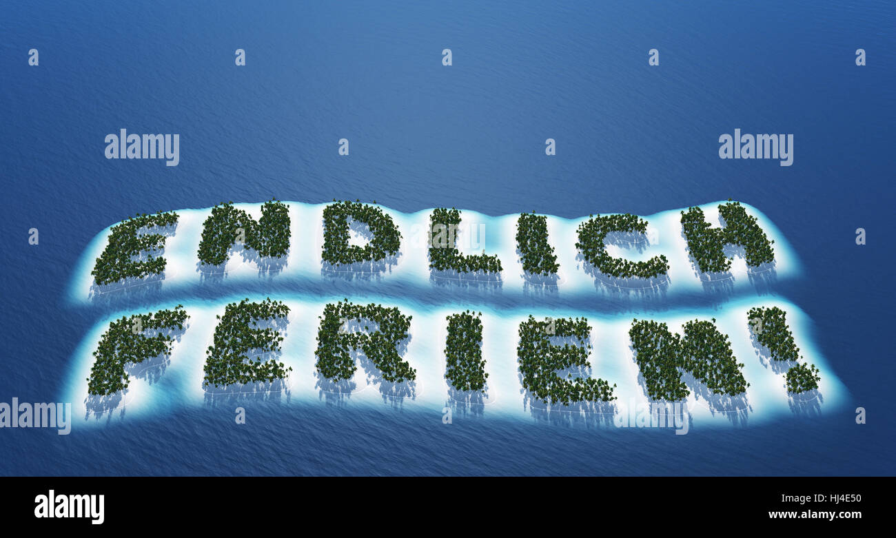 finally holidays - island concept Stock Photo - Alamy