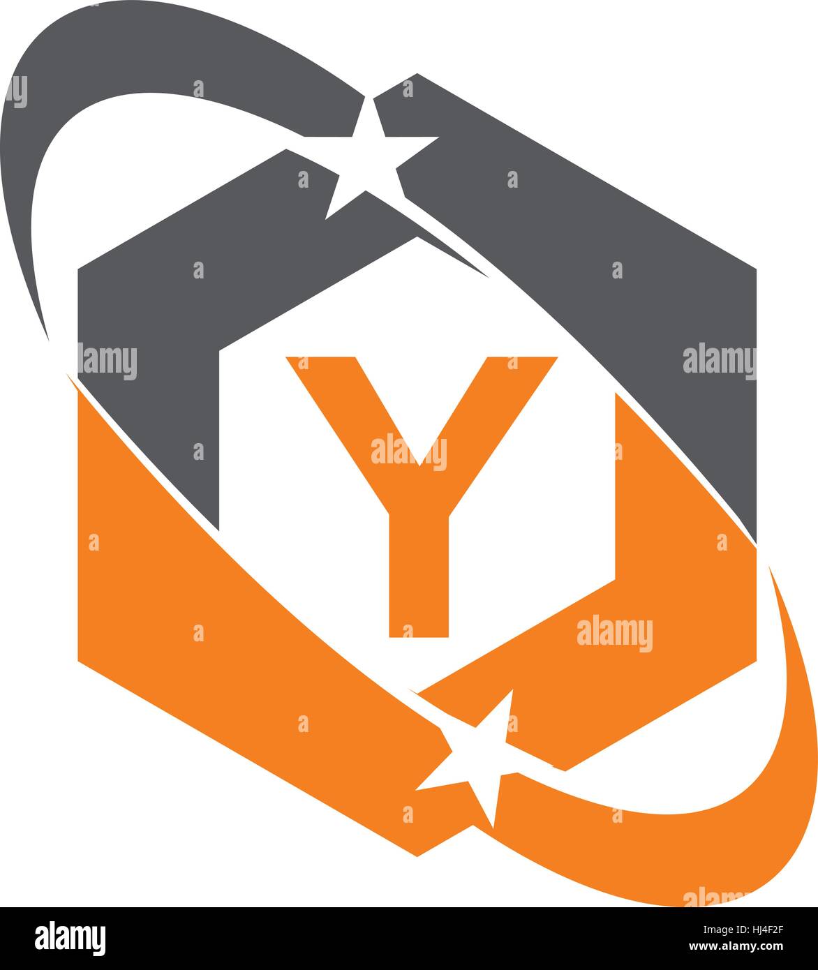 Star Swoosh Letter Y Stock Vector Image & Art - Alamy