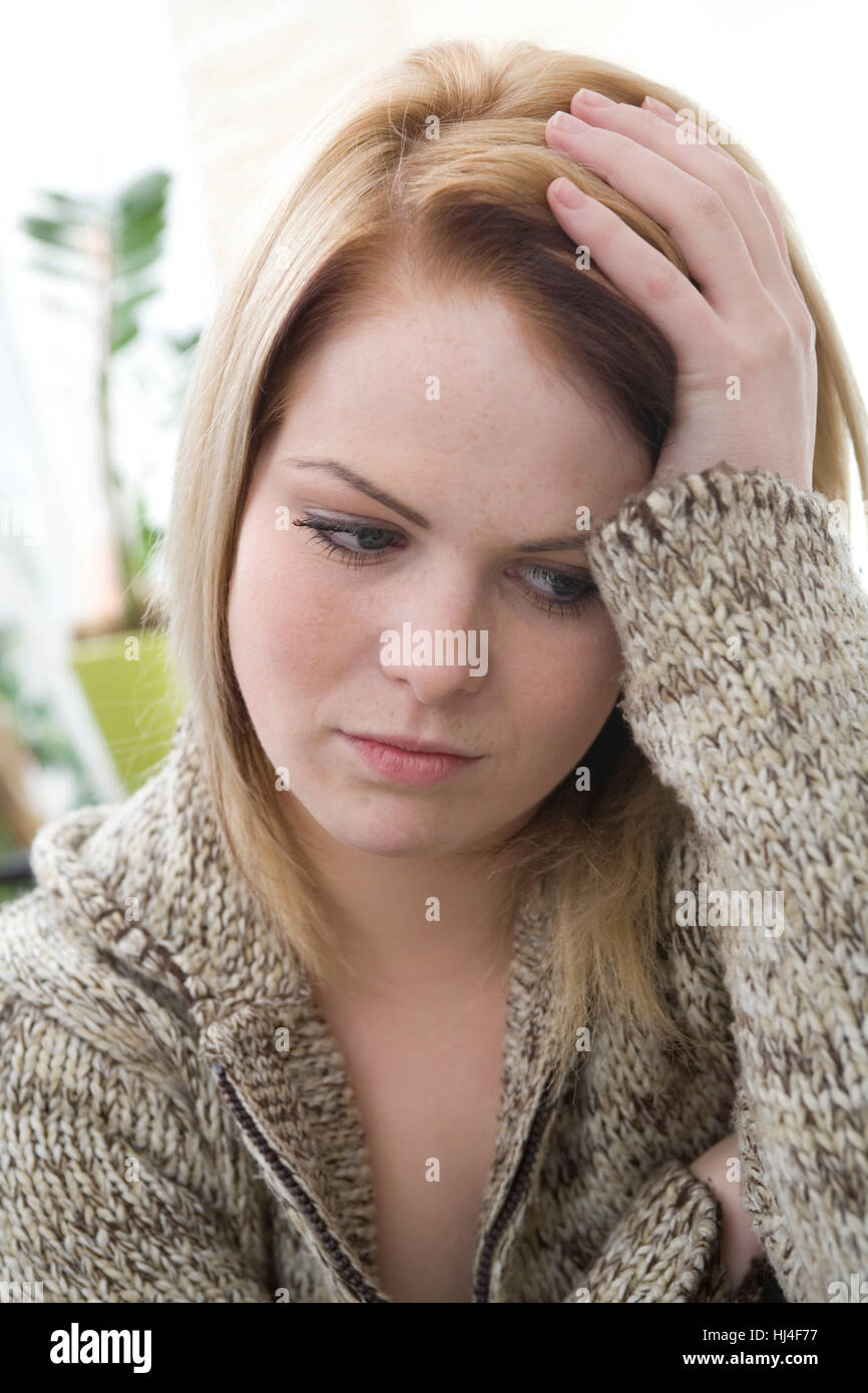 Young women is despaired Stock Photo - Alamy