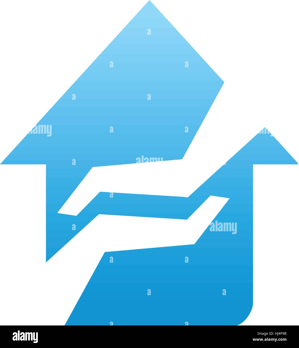 Hand support home Stock Vector Images - Alamy