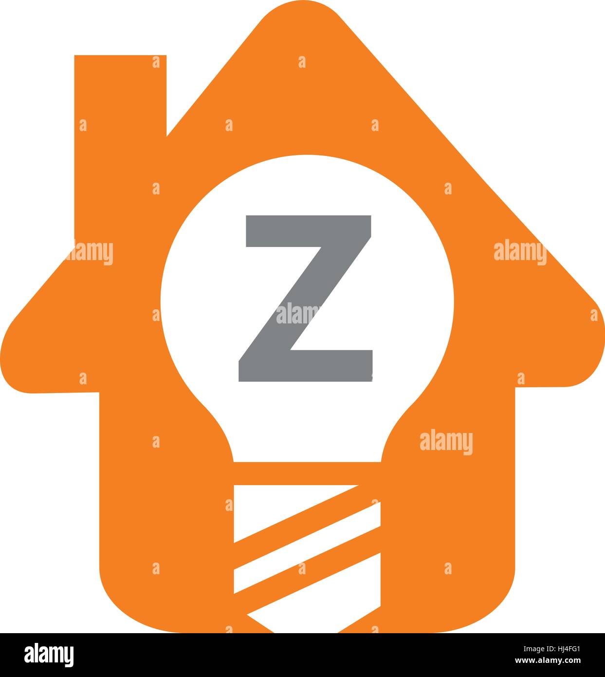 Smart Home Initial Z Stock Vector Image & Art - Alamy