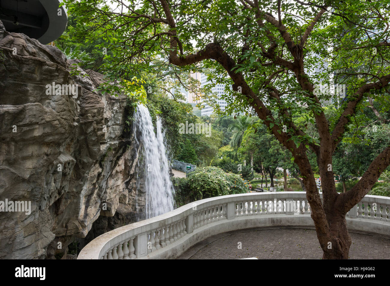 A fall in Hong Kong park Stock Photo - Alamy
