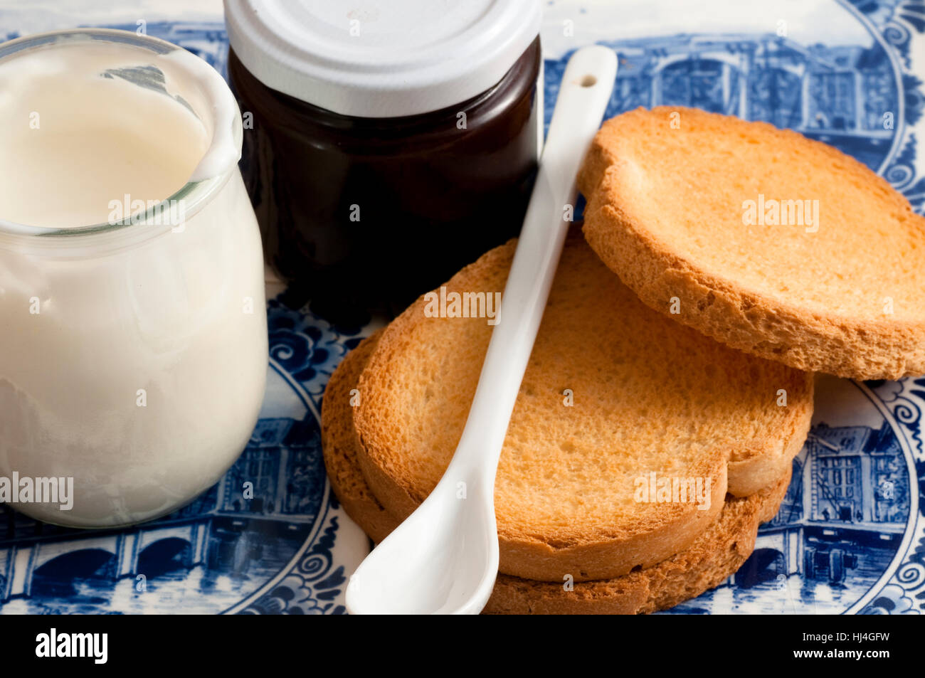 rusks for breakfast Stock Photo - Alamy