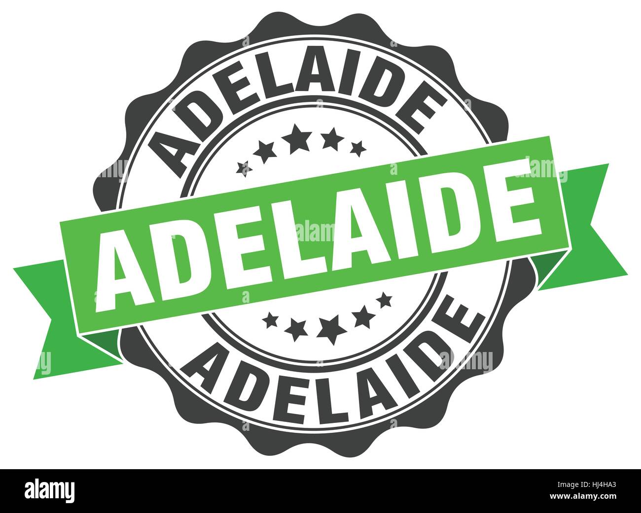 Adelaide round ribbon seal Stock Vector Image & Art - Alamy