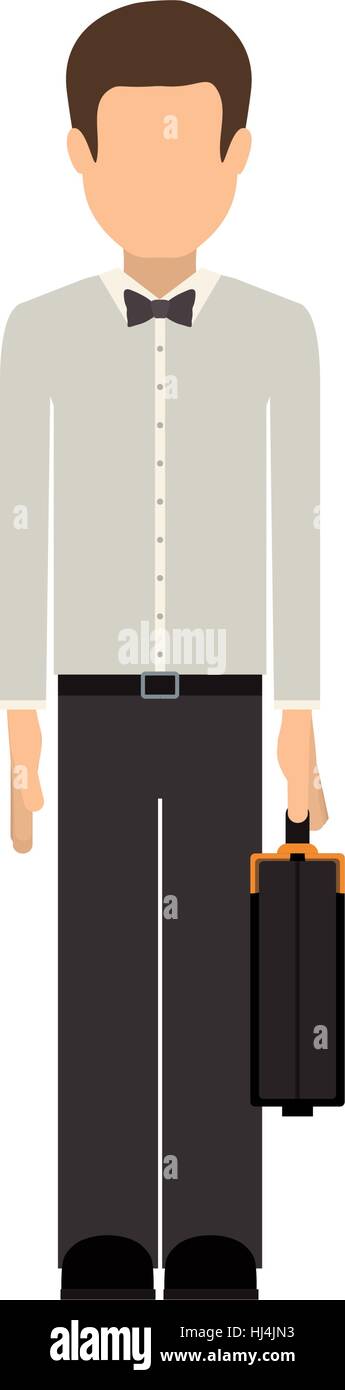 Man with suitcase icon. Male avatar person people and human theme ...