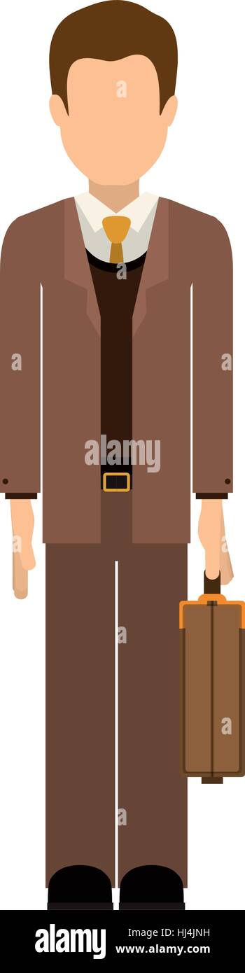 Man with suitcase icon. Male avatar person people and human theme ...