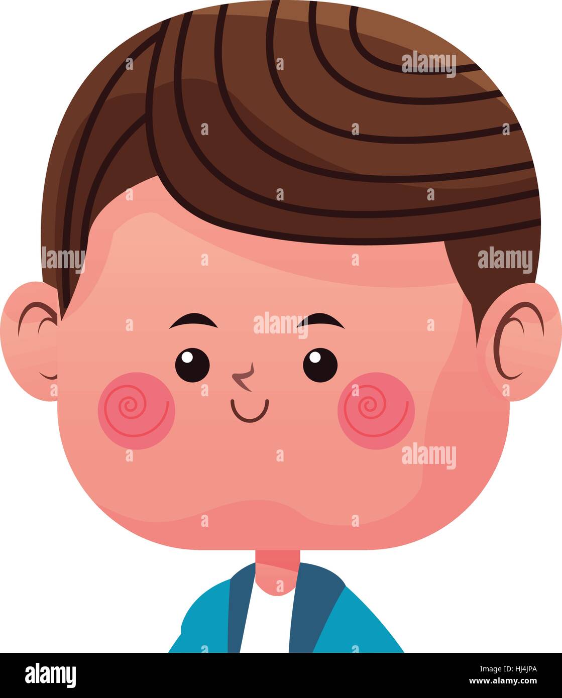 kawaii man icon Stock Vector Image & Art - Alamy