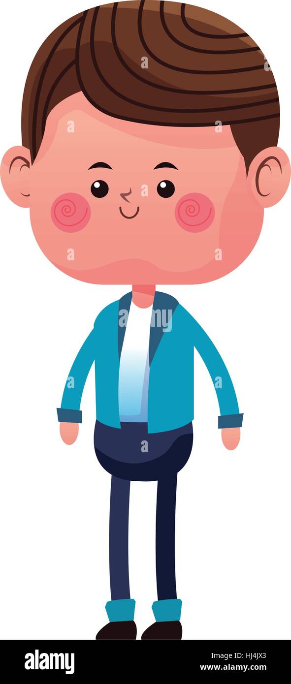 kawaii man icon Stock Vector Image & Art - Alamy