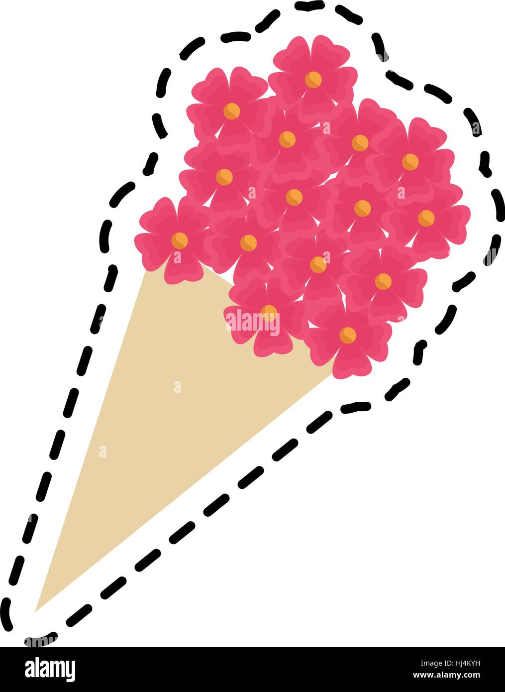 flowers bouquet icon Stock Vector Image & Art - Alamy
