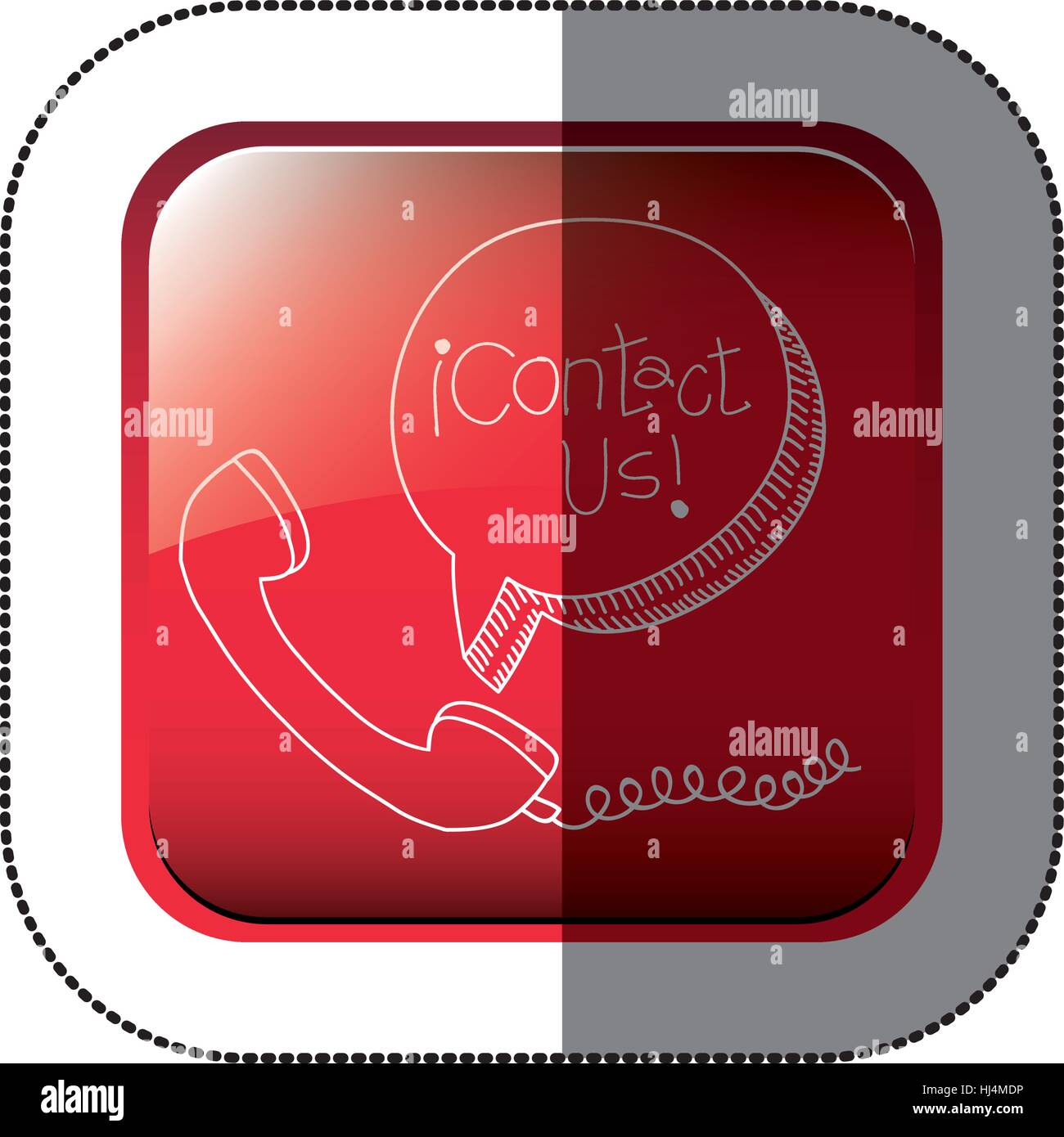 Contact us customer service icon vector illustration graphic design ...