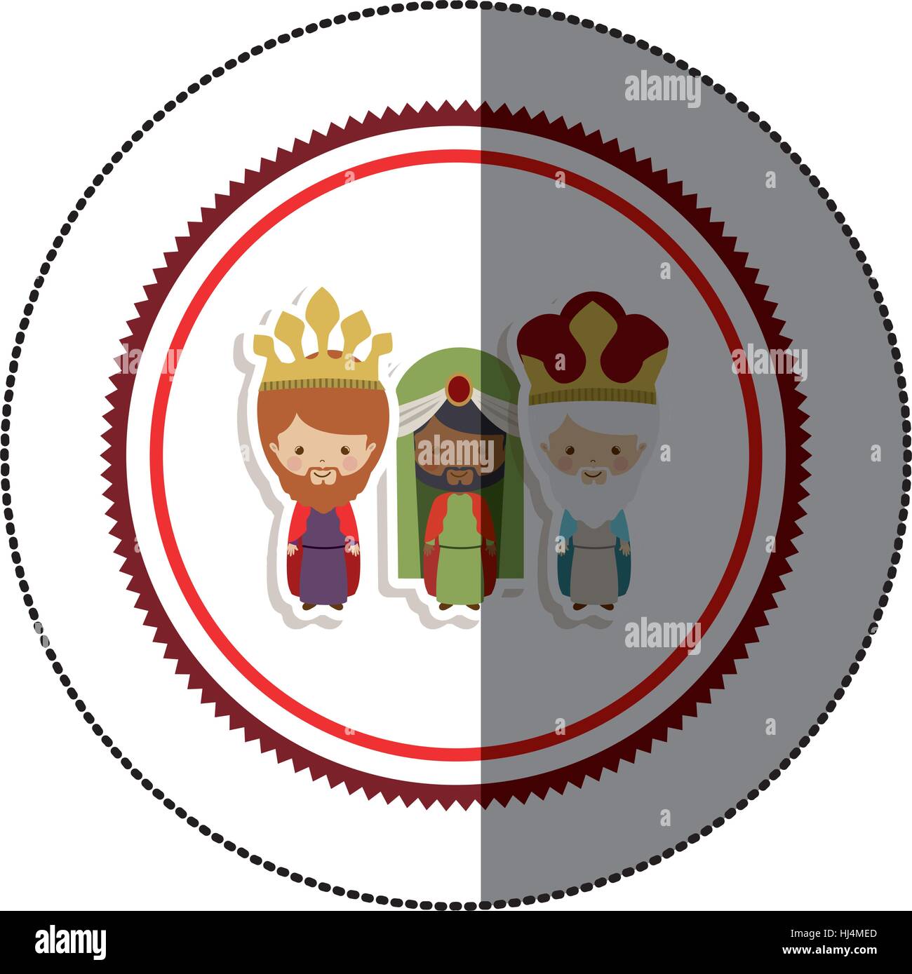 three wise men icon vector illustration graphic design Stock Vector ...