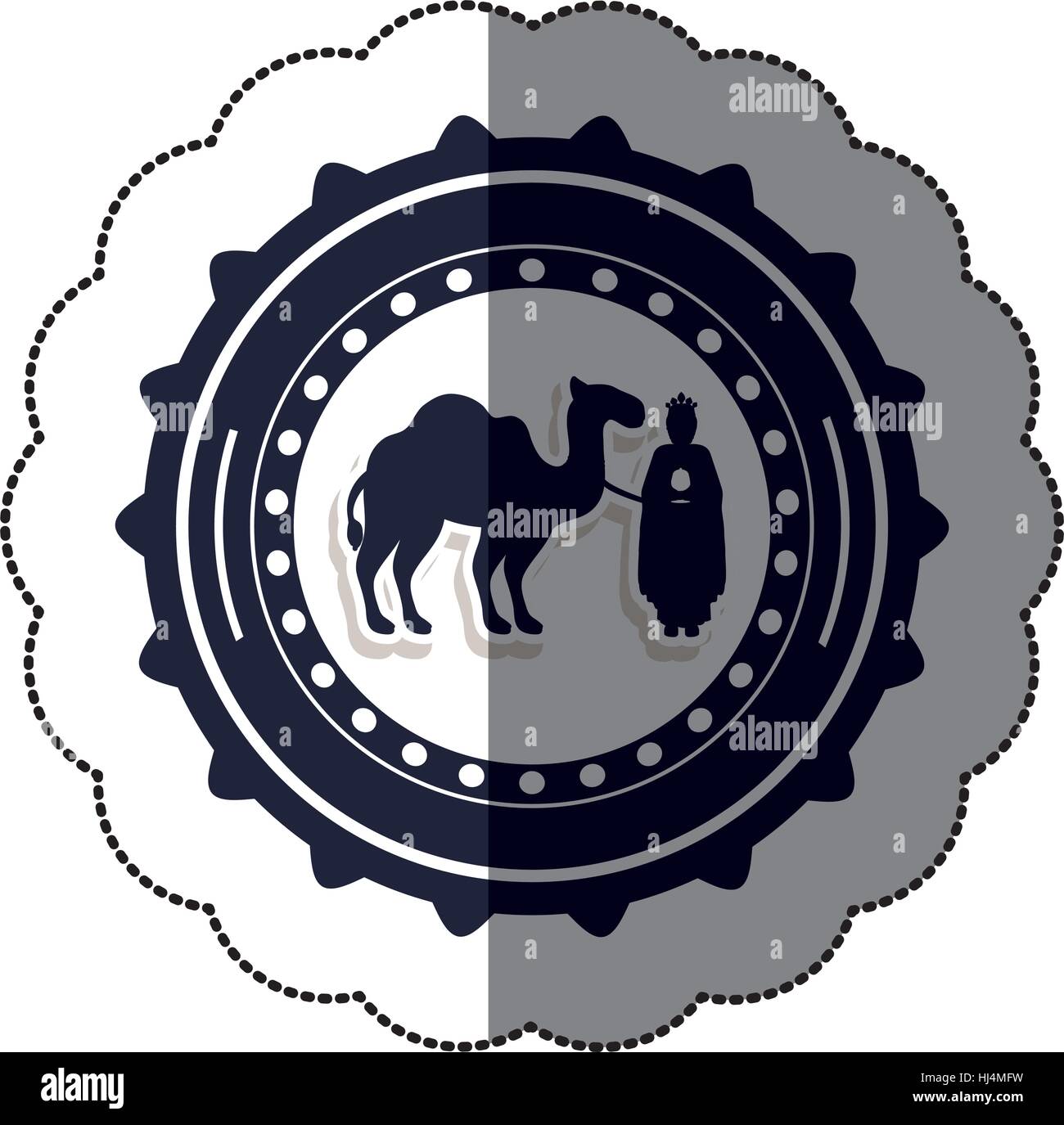 three wise men icon vector illustration graphic design Stock Vector ...