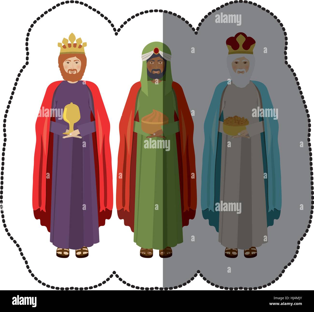 three wise men icon vector illustration graphic design Stock Vector ...