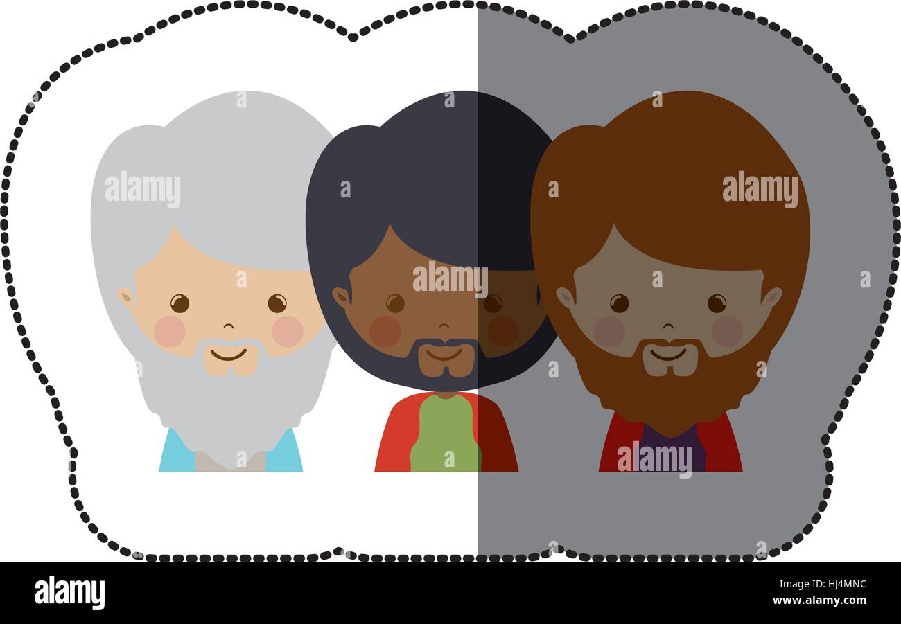 three wise men icon vector illustration graphic Stock Vector Image ...