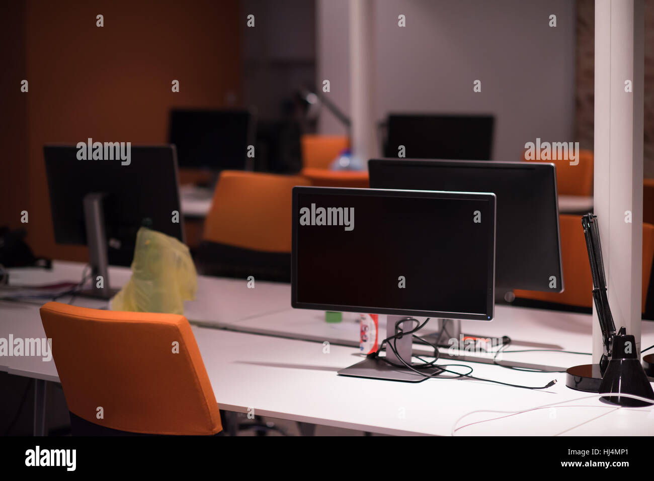 Empty Modern Open Plan Office Stock Photo - Alamy