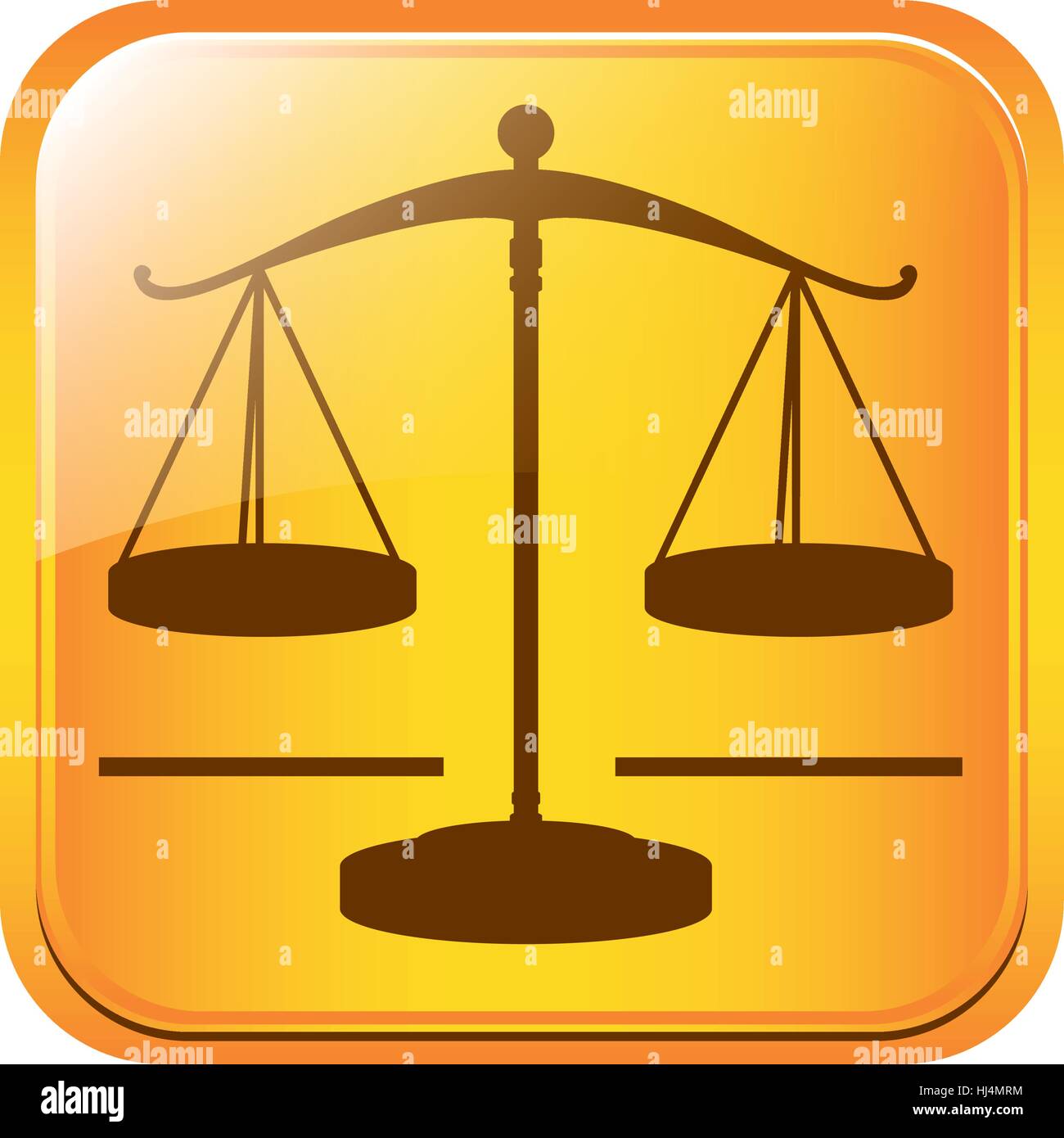 Justice balance law icon vector illustration graphic design Stock ...