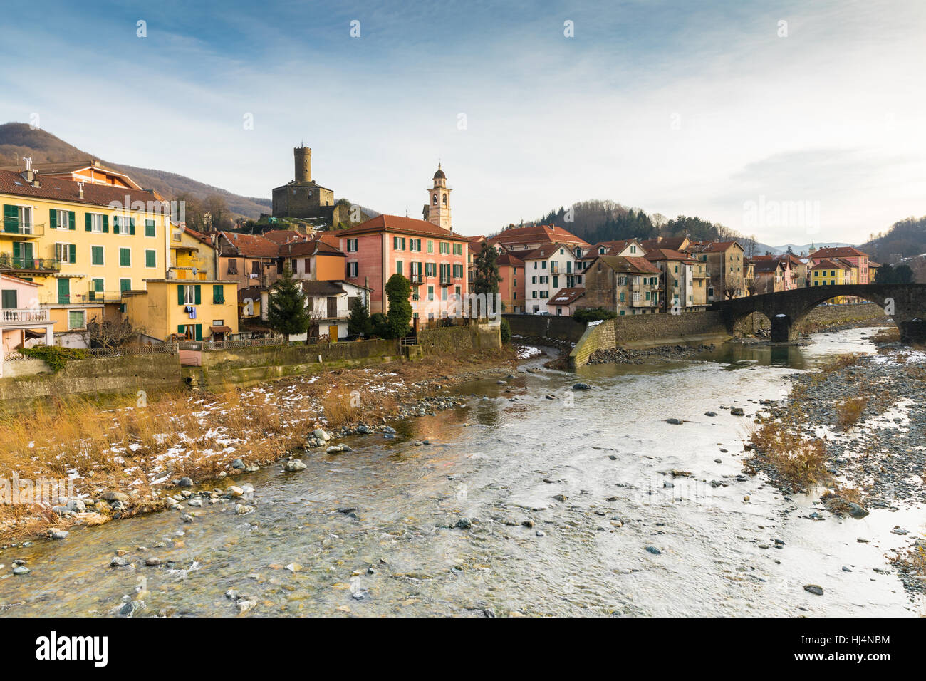 The village of Campo Ligure Genova Italy Stock Photo - Alamy