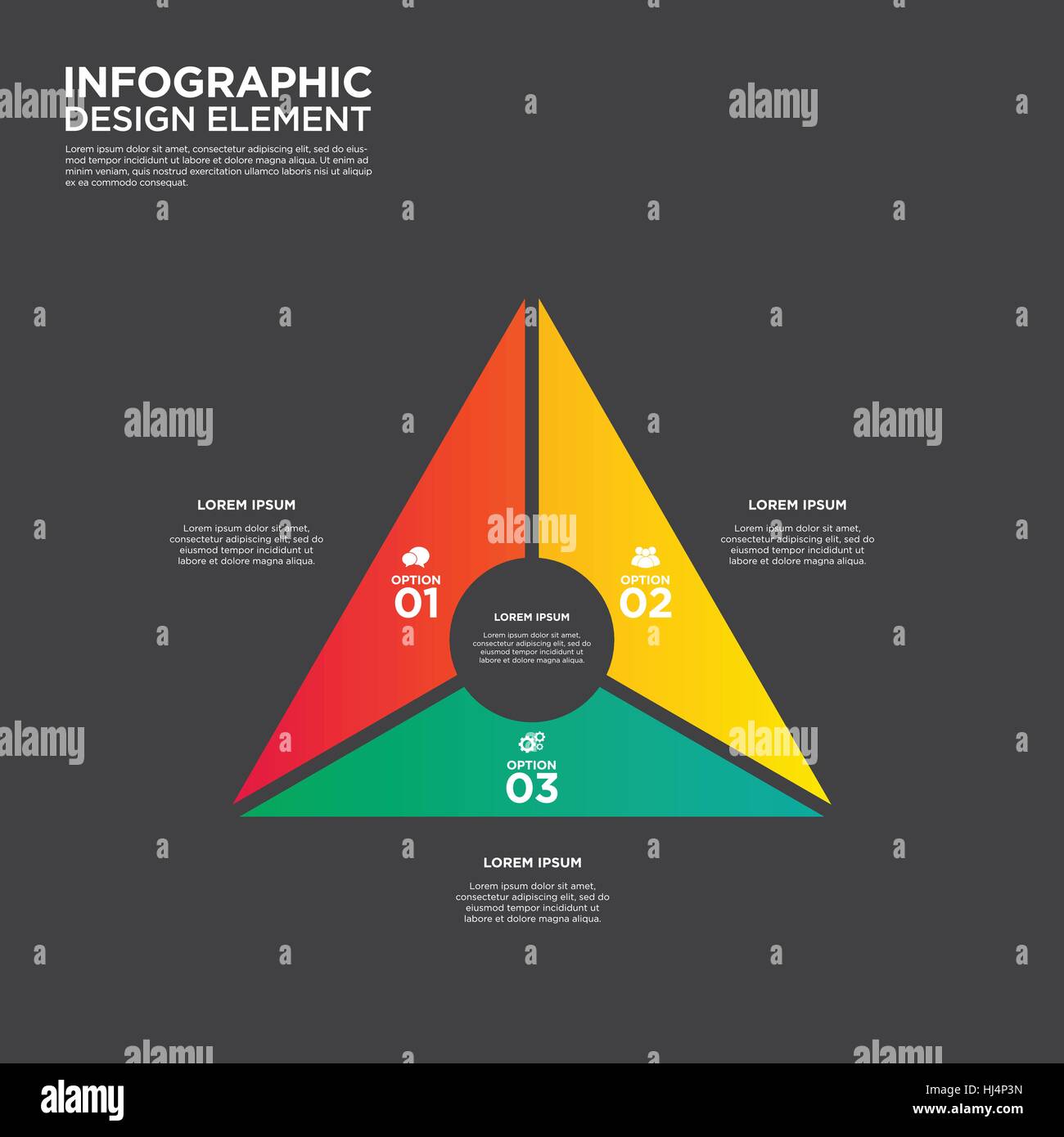 Infographic business report template layout design element vector ...