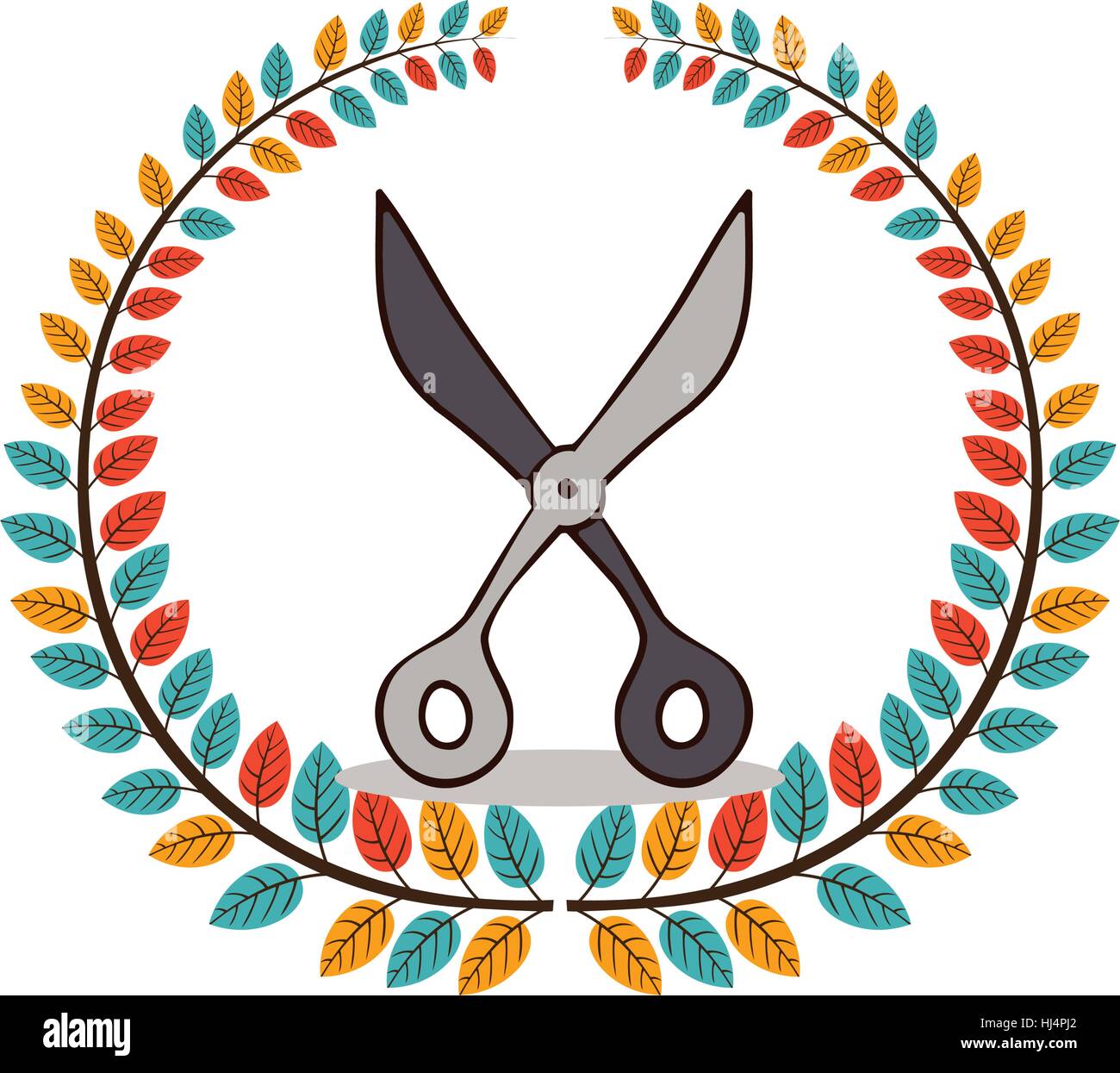 Sewing scissors symbol icon vector illustration graphic design Stock ...