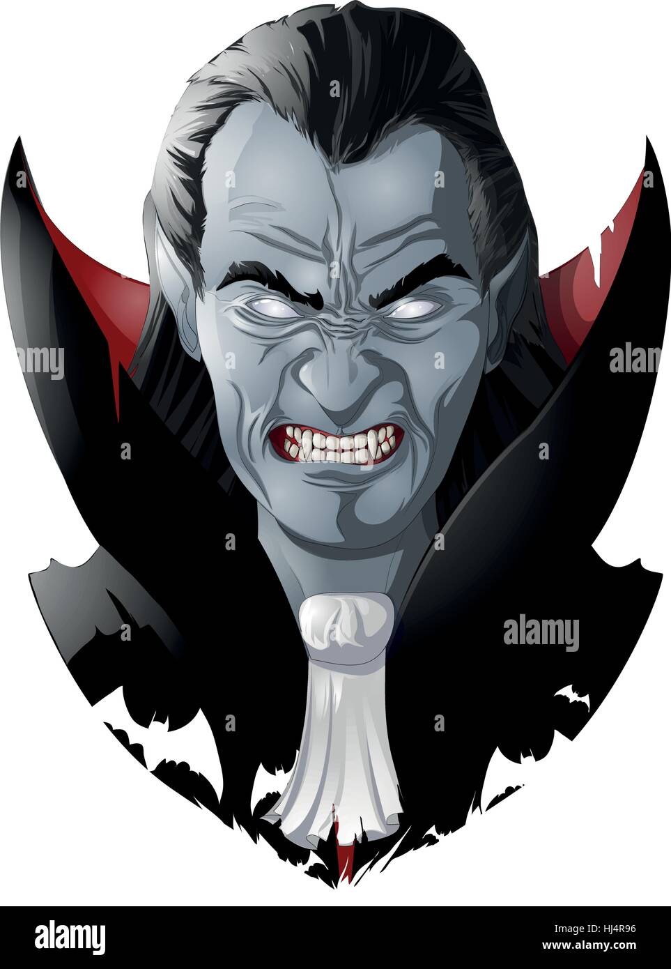 Scary blood evil halloween vampire Stock Vector Images - Alamy