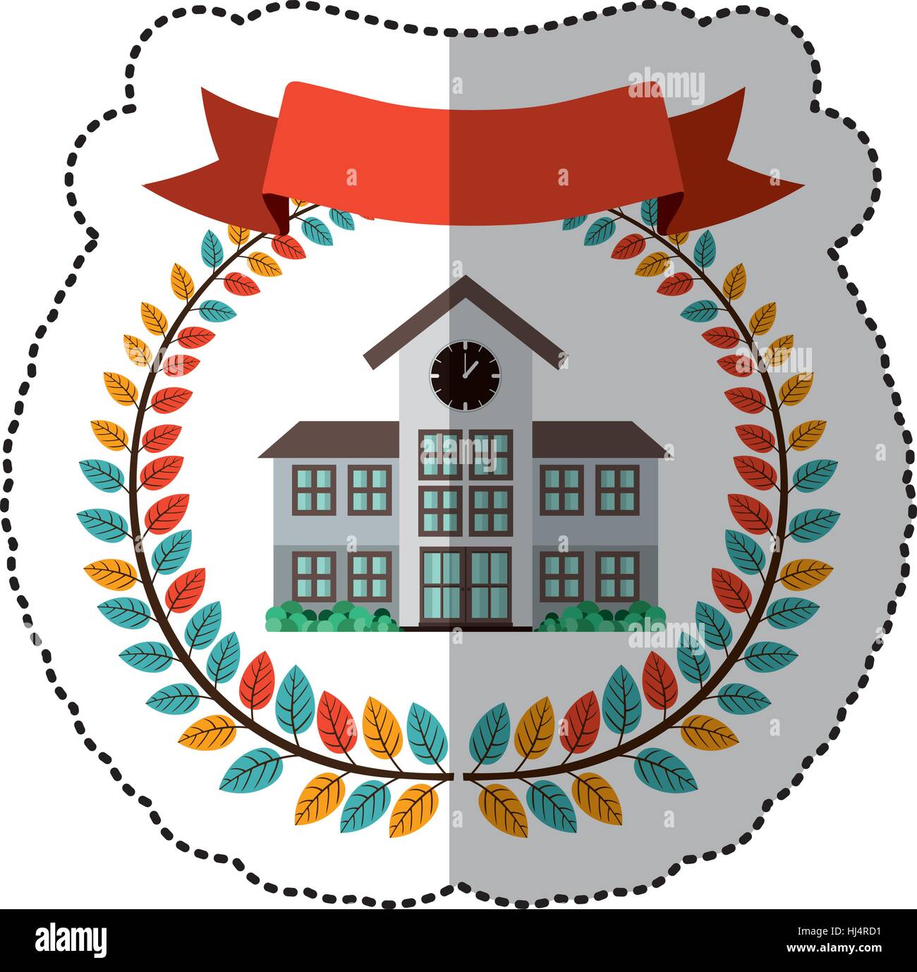 School building symbol icon vector illustration graphic design Stock ...