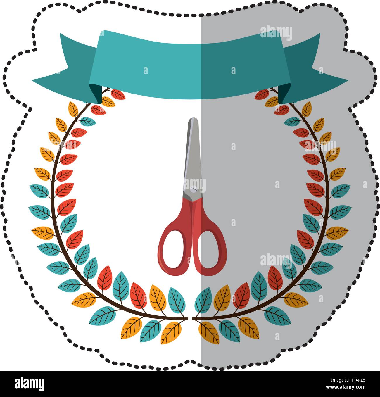Scissor school utensil icon vector illustration graphic design Stock ...