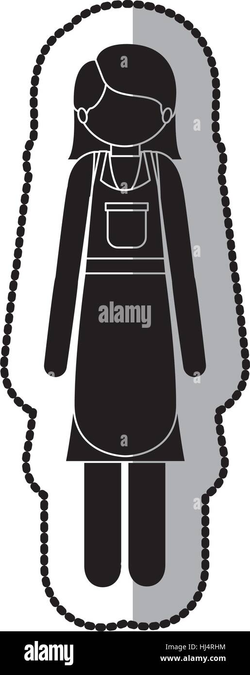 Woman profile pictogram icon vector illustration graphic design Stock ...