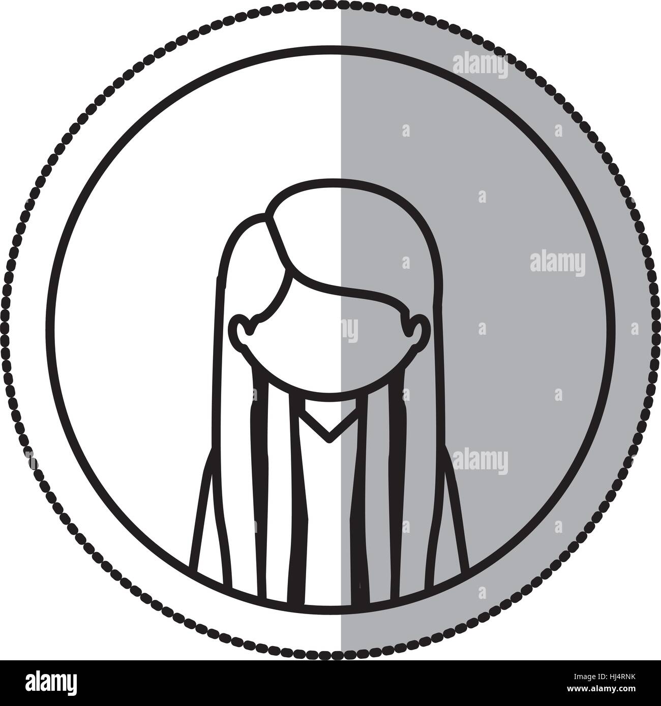 Woman profile pictogram icon vector illustration graphic design Stock ...