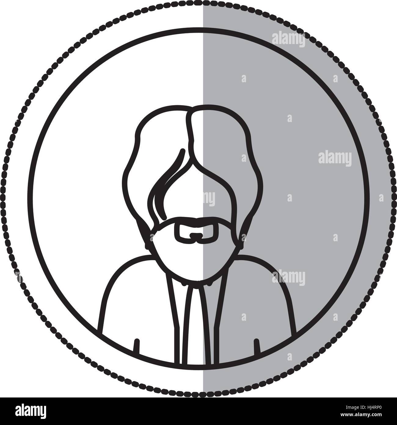 Man profile pictogram icon vector illustration graphic design Stock ...