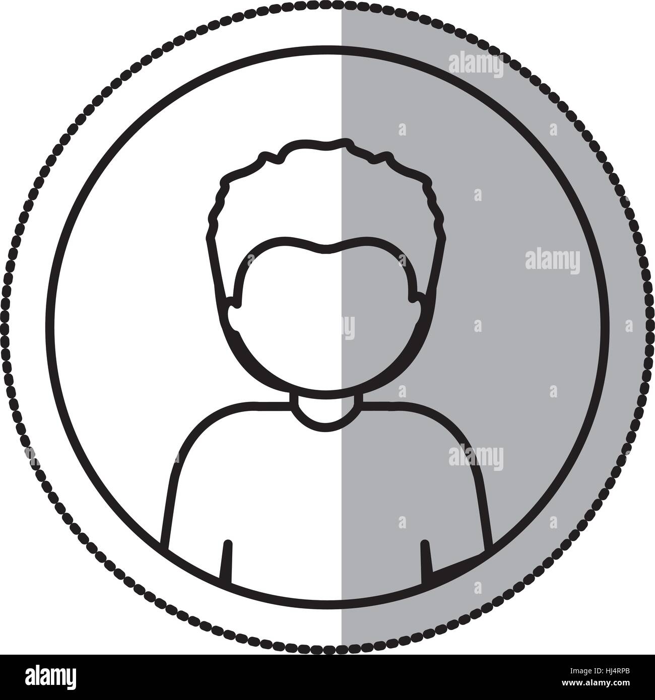 Man profile pictogram icon vector illustration graphic design Stock ...