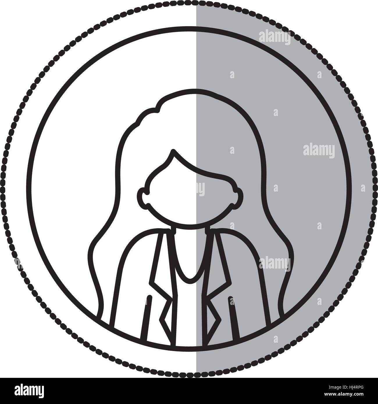 Woman profile pictogram icon vector illustration graphic design Stock ...