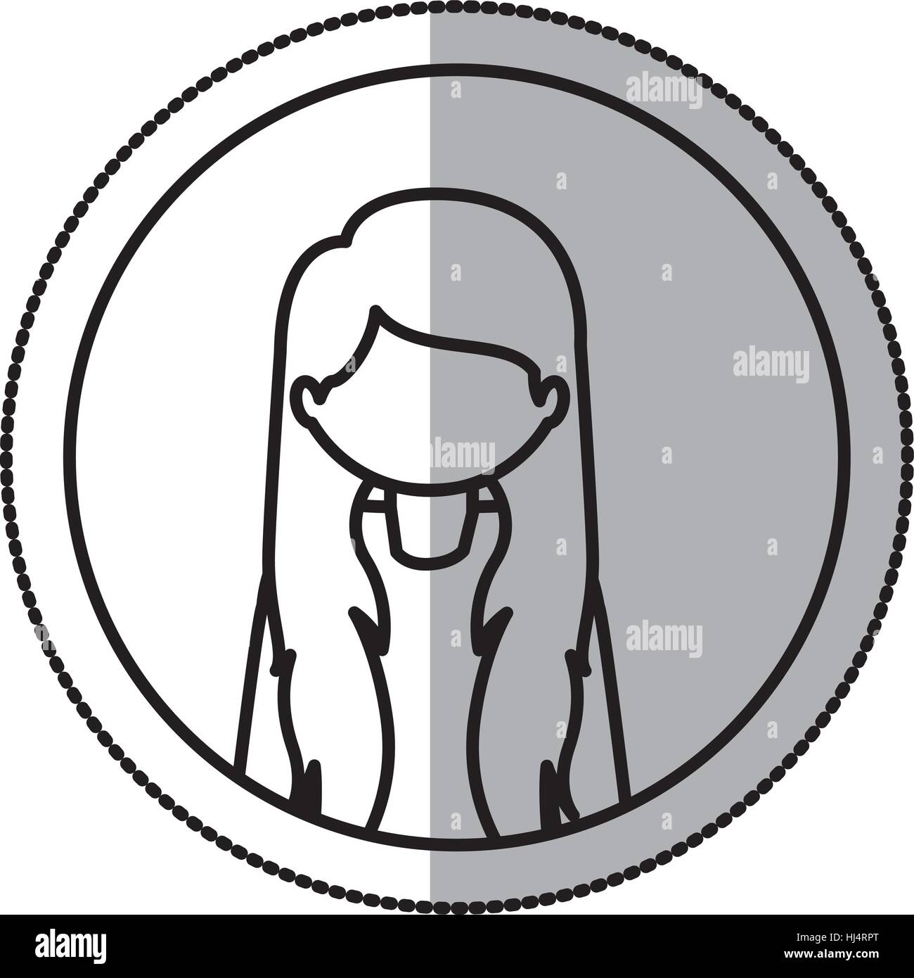 Woman profile pictogram icon vector illustration graphic design Stock ...