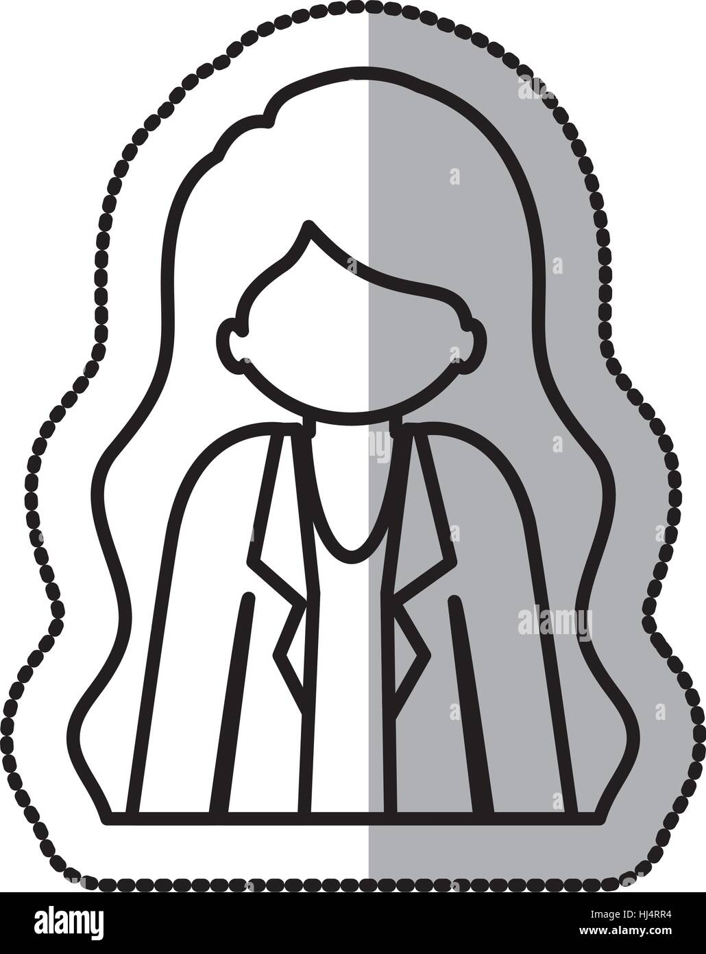 Woman profile pictogram icon vector illustration graphic design Stock ...