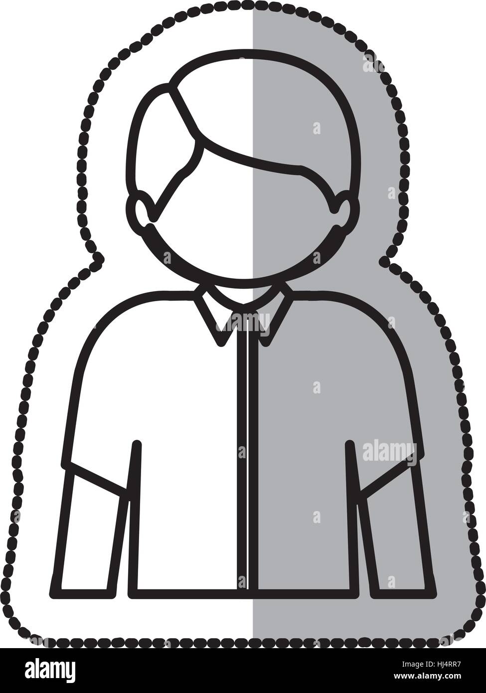 Man profile pictogram icon vector illustration graphic design Stock ...