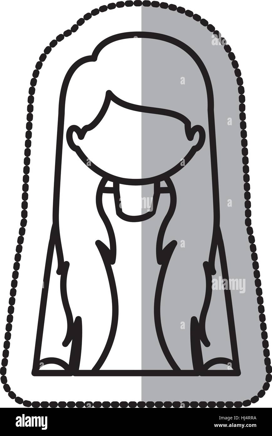 Woman profile pictogram icon vector illustration graphic design Stock ...