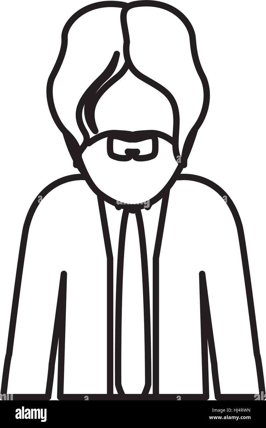 Man profile pictogram icon vector illustration graphic design Stock ...